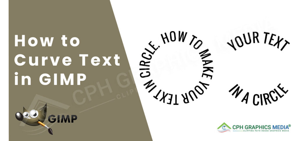 How to curve text in gimp